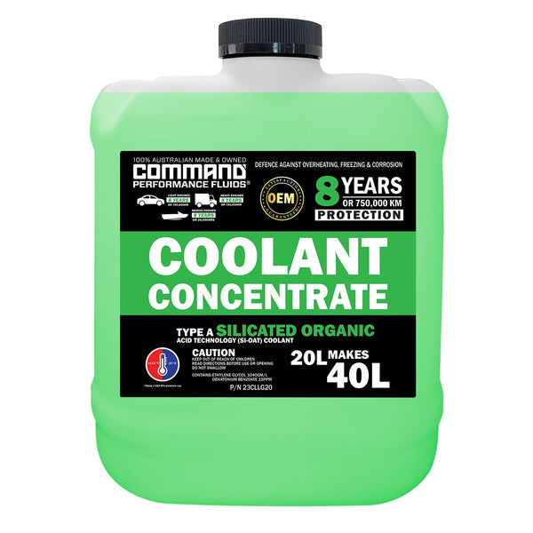 COMMAND 20L GREEN COOLANT LONGLIFE CONCENTRATE – Command Auto