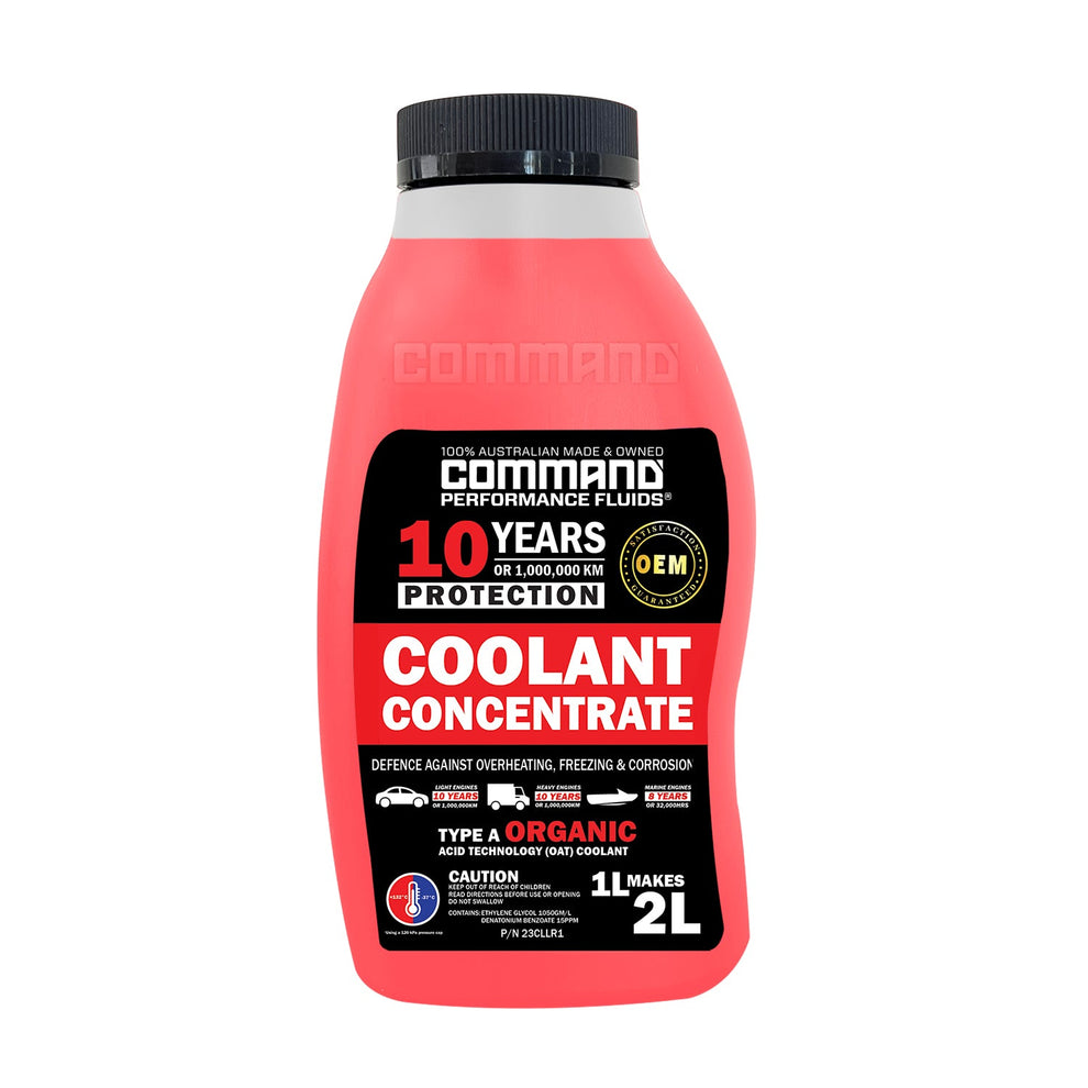 COMMAND 1L RED COOLANT LONGLIFE CONCENTRATE – Command Auto