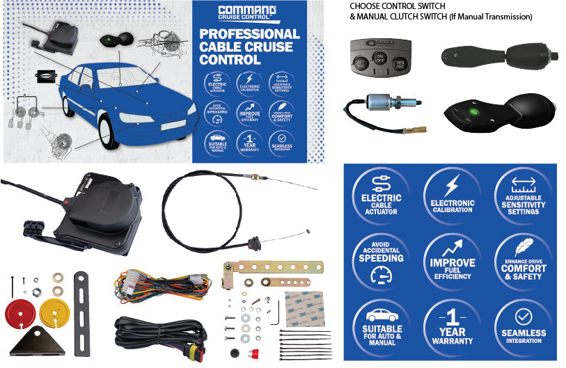 CABLE CRUISE CONTROL KIT – Command Auto