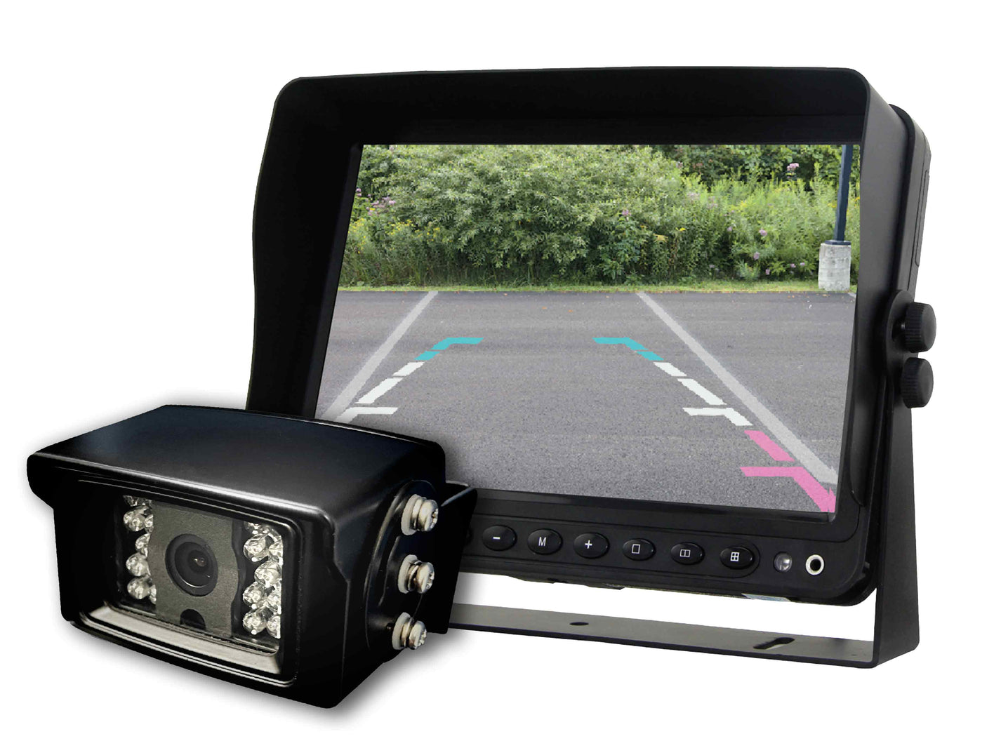 HEAVY DUTY 7" DUAL INPUT MONITOR - WITH 120º CCD BOX CAMERA – Command Auto