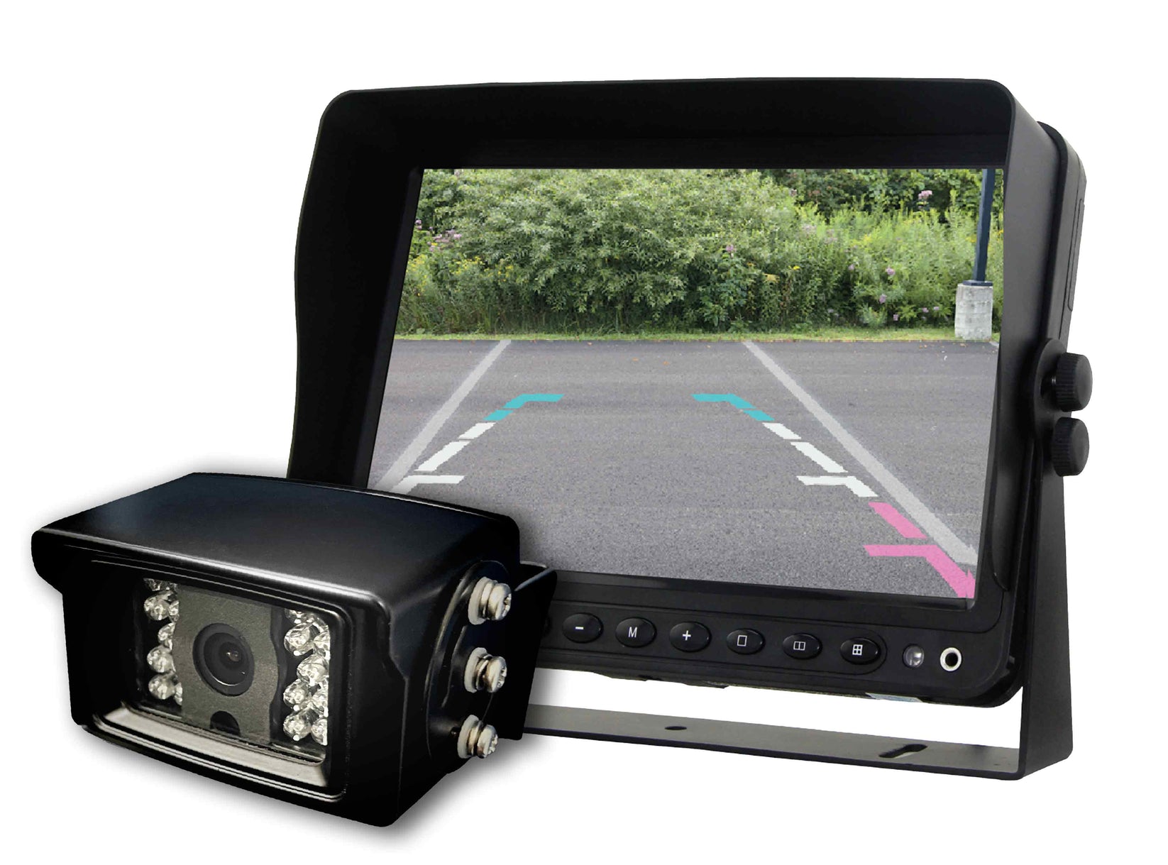HEAVY DUTY 7" DUAL INPUT MONITOR - WITH 120º CCD BOX CAMERA – Command Auto