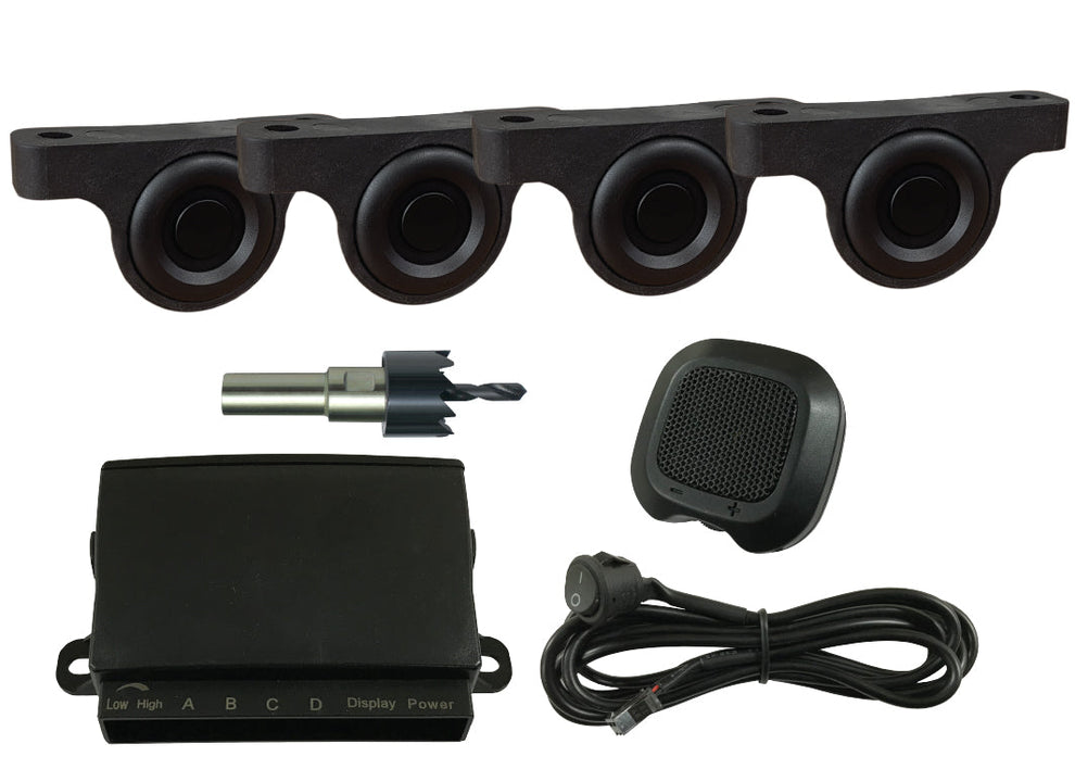 ALLOY TRAY REVERSE SENSOR KIT - BLACK SENSORS & BUZZER – Command Auto